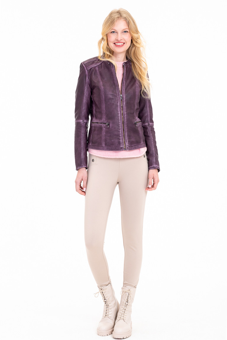 Dámská bunda kůže jehnětina RUBY | Kara